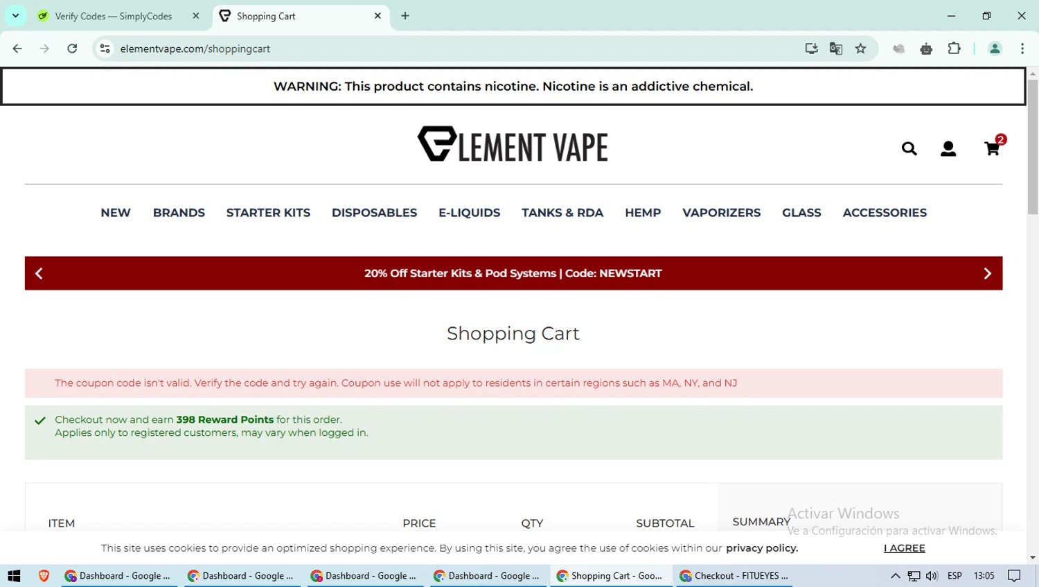Element Vape Coupon Codes - 30% Off | January 2025