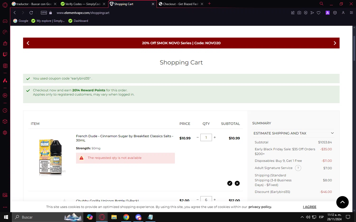 Element Vape Coupon Codes - $30 Off | December 2024