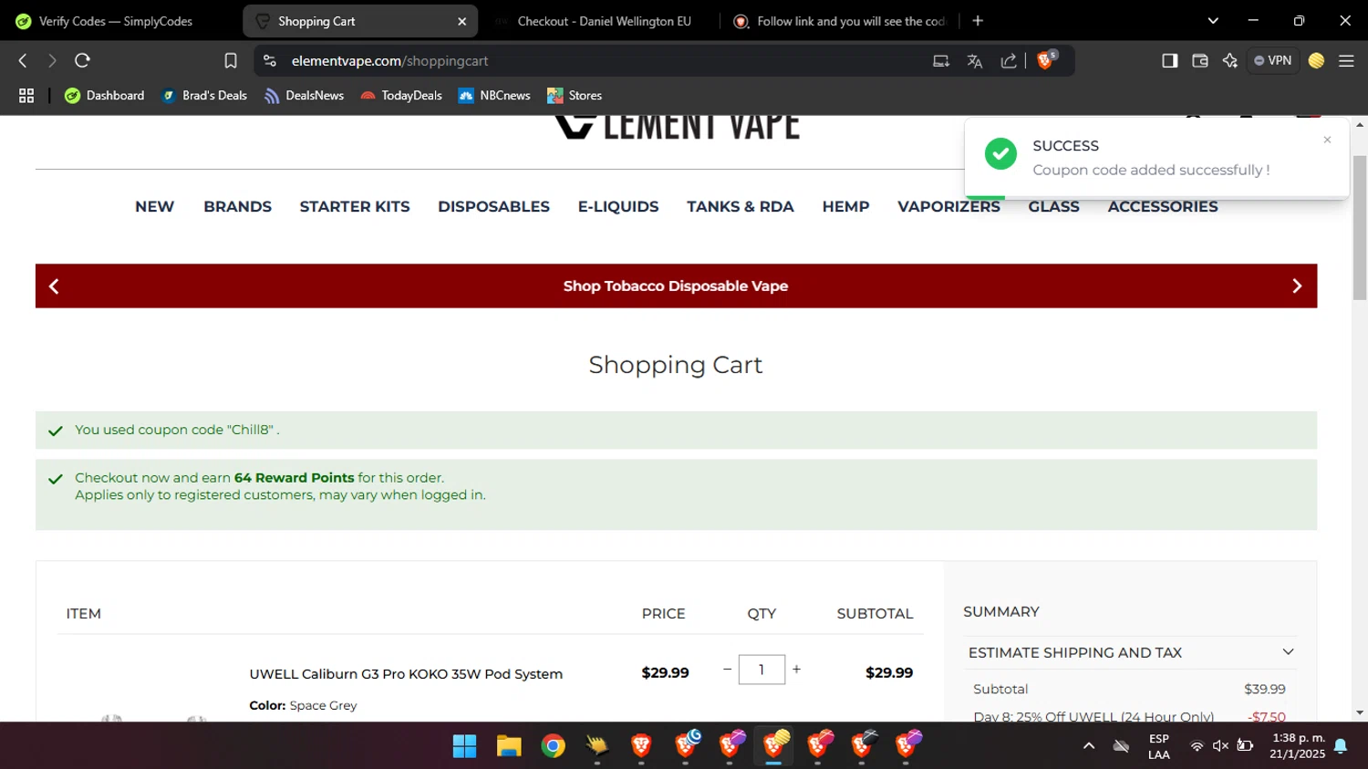 Element Vape Coupon Codes (14 Verified) - 25% Off Jan 2025
