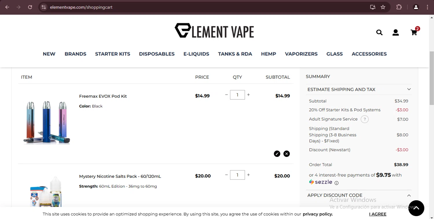 Element Vape Coupon Codes - 30% Off | January 2025