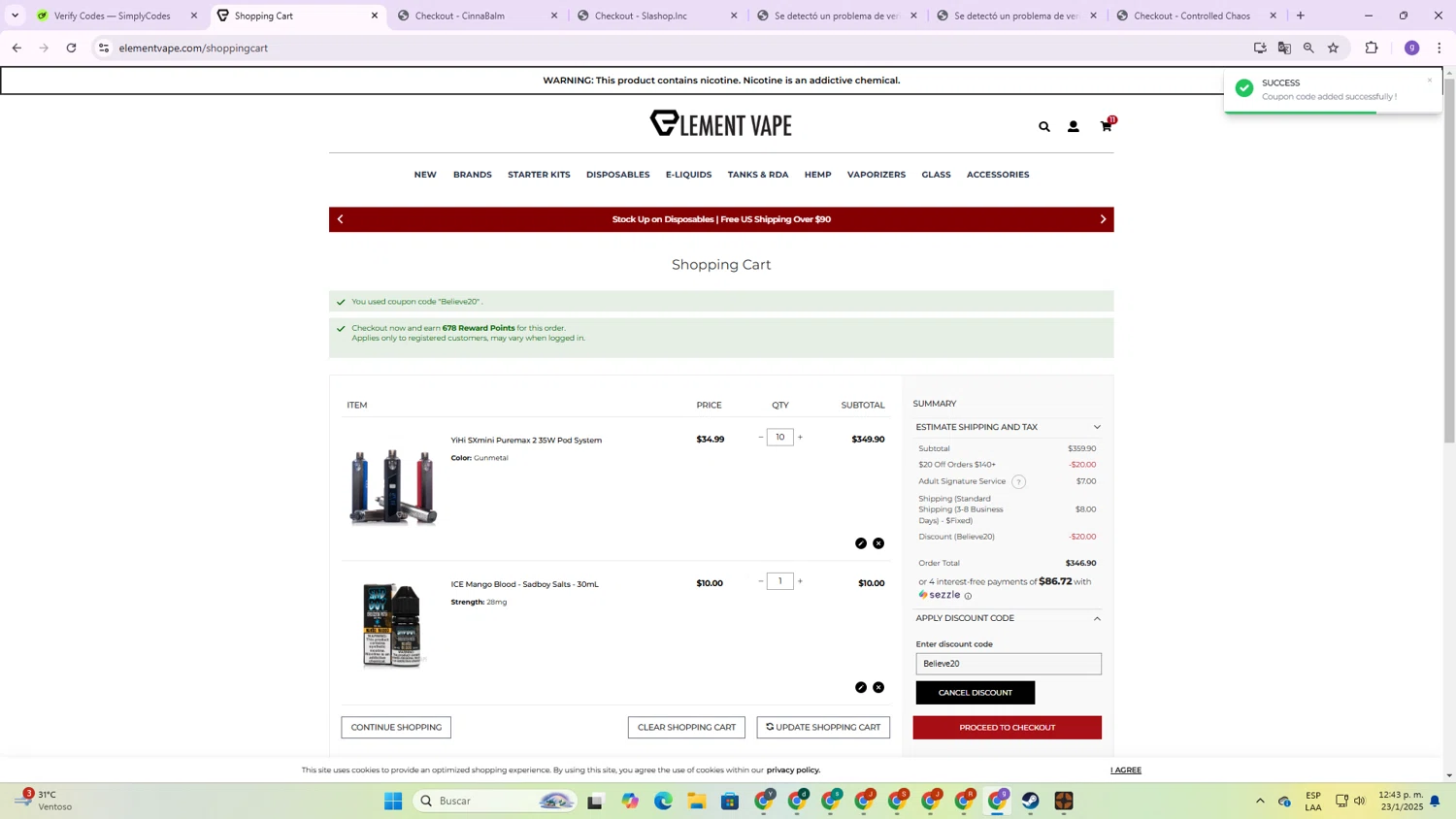 Element Vape Coupon Codes (14 Verified) - 25% Off Jan 2025