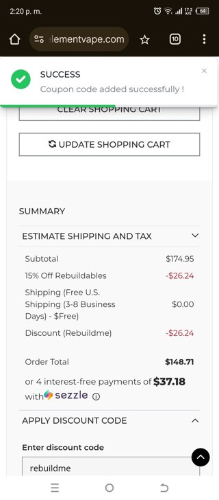 Element Vape Coupon Codes (14 Verified) - 25% Off Jan 2025