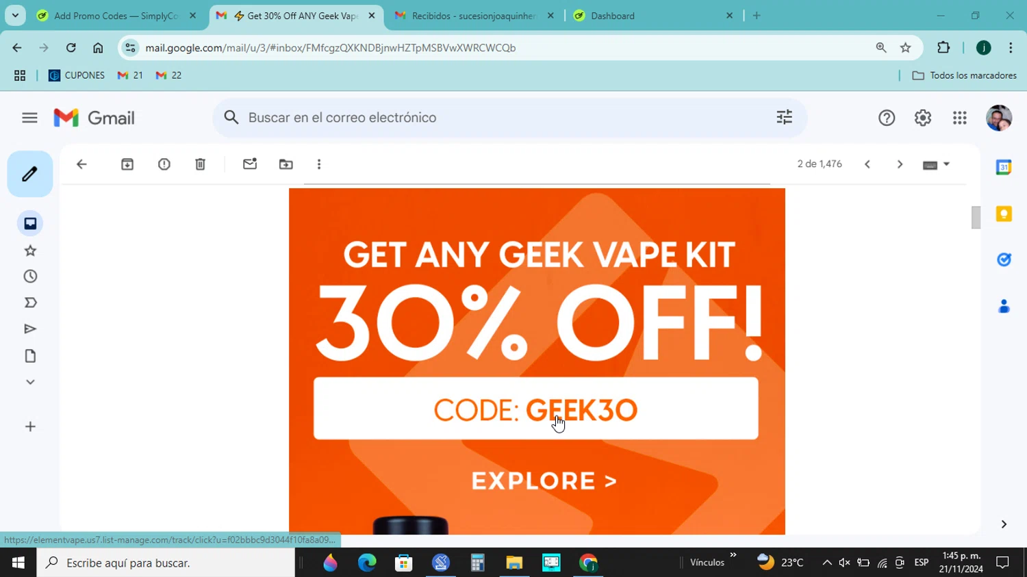 Element Vape Coupon Codes & Black Friday 2024 Deals - 22% Off
