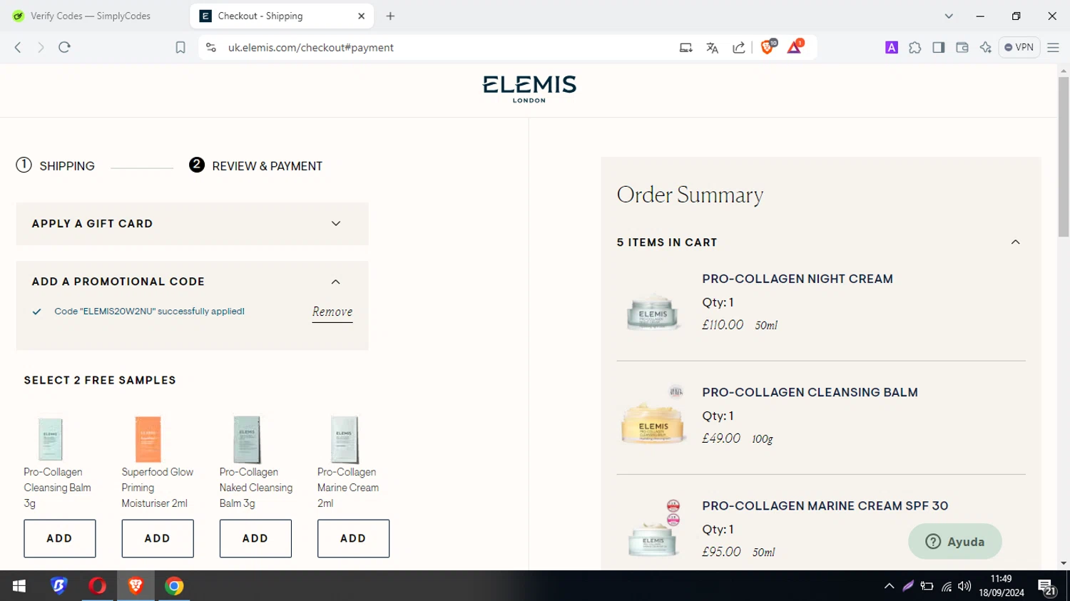 ELEMIS Promo Codes - 20% Off | September 2024