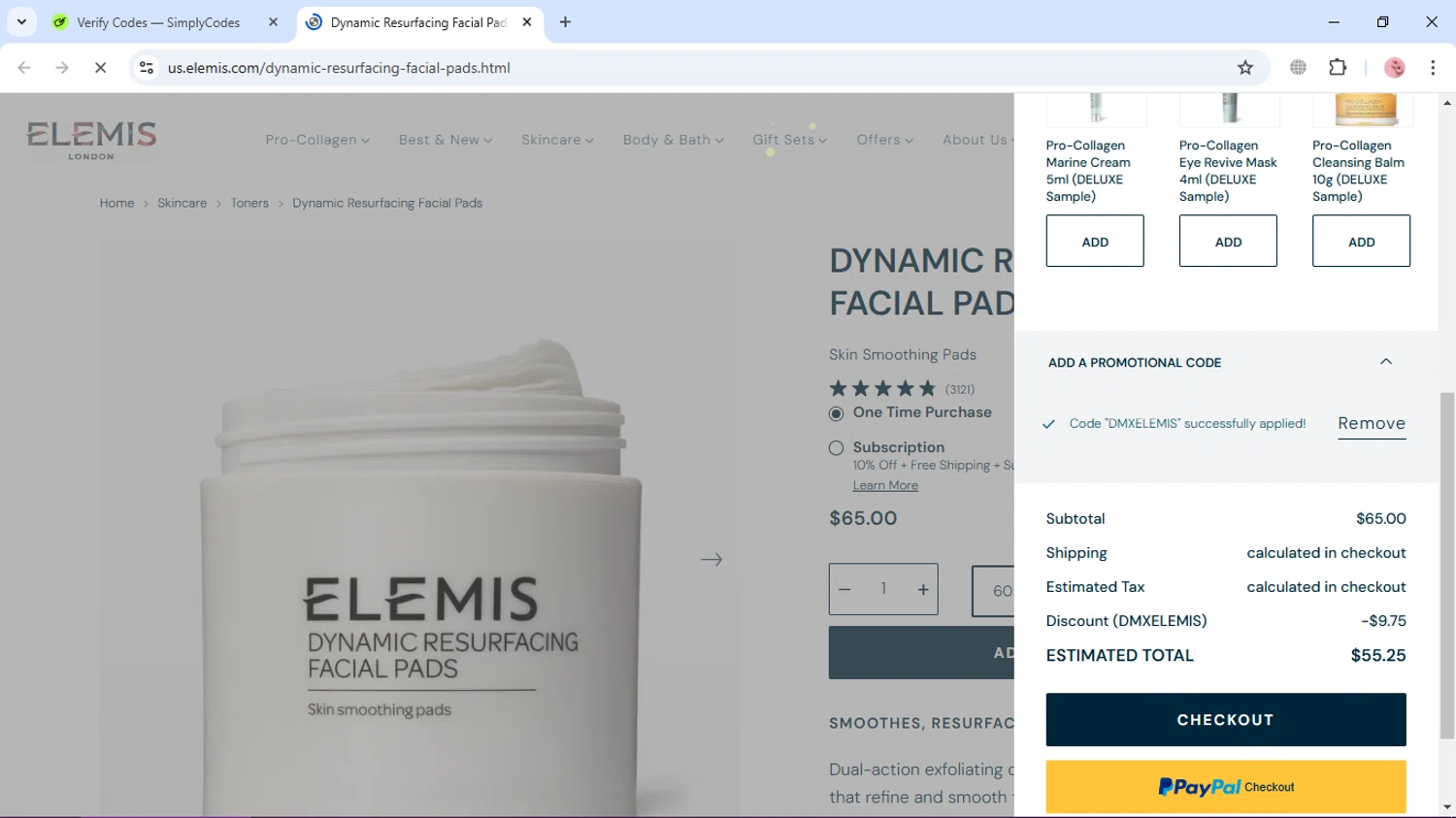 ELEMIS Promo Codes - 30% Off | January 2025