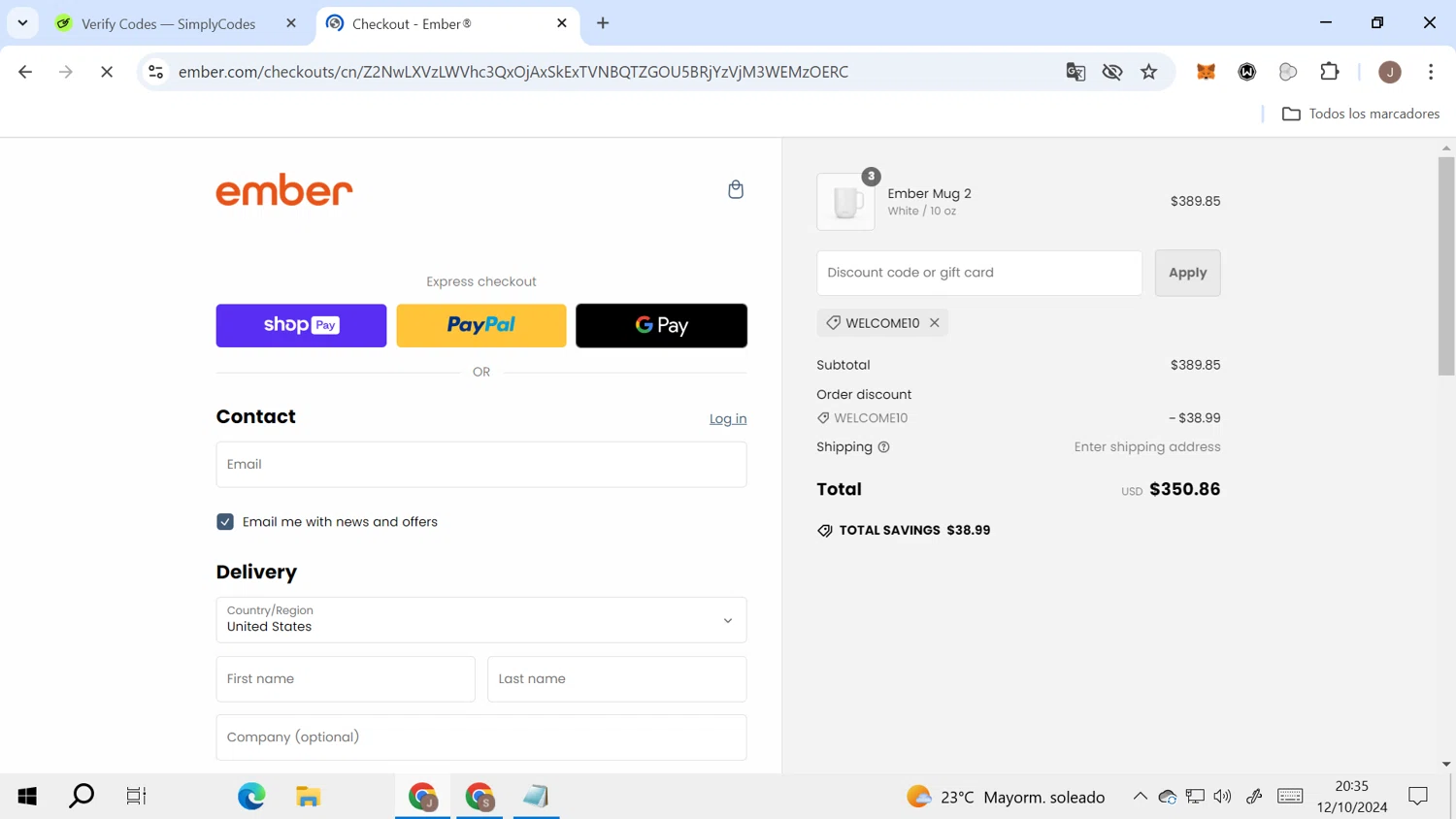 Ember Discount Codes & Black Friday 2024 Deals - 20% Off