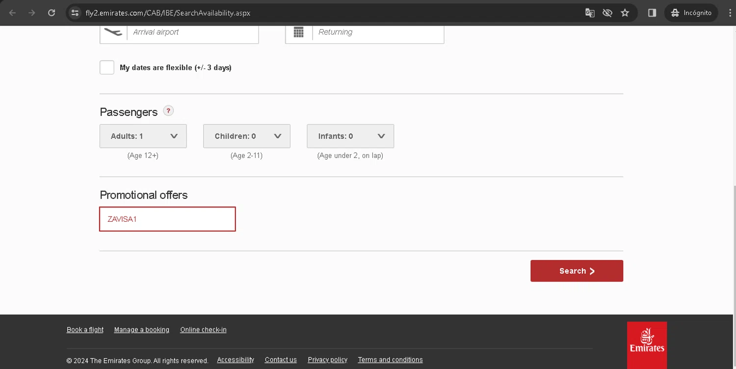 Emirates Promo Codes – 10% Off | July 2024