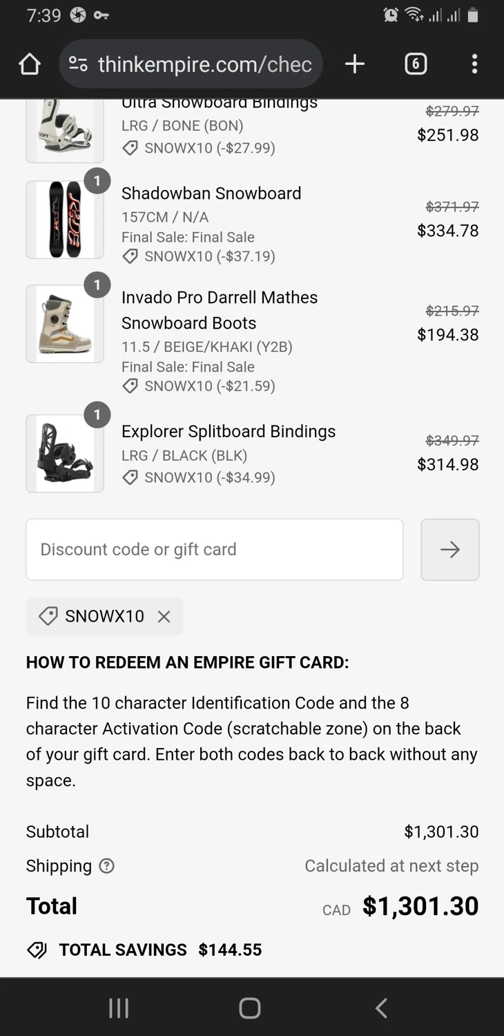 Empire Coupon Codes & Black Friday 2024 Deals - 20% Off