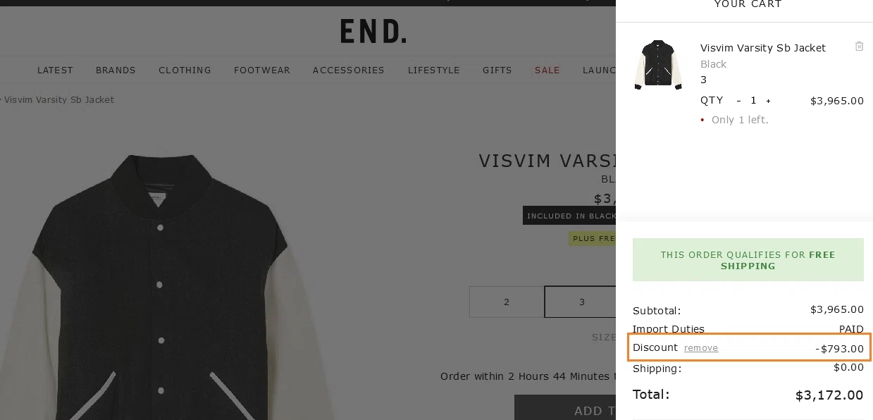 END. Promo Codes & Black Friday 2024 Deals - 50% Off