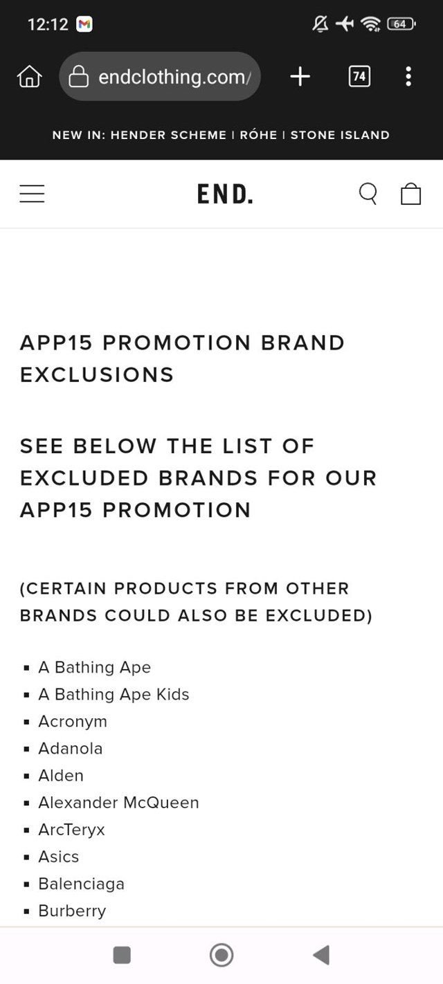 END. Promo Codes - 20% Off Coupons Sep 2025