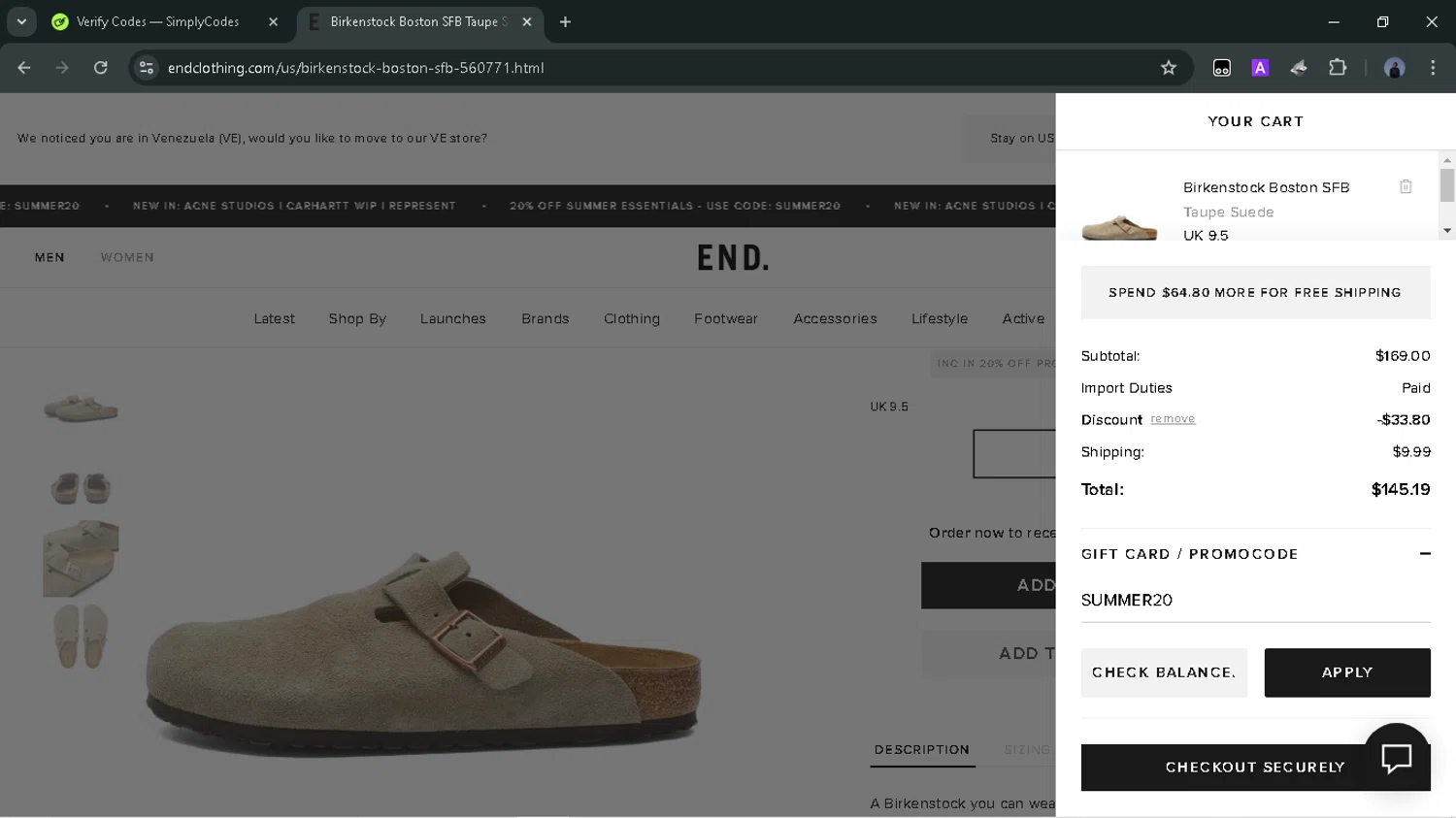 END. Promo Codes - 30% Off Coupons Jan 2025