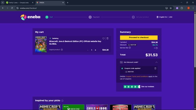 Eneba Promo Codes (5 Verified) - 10% Off Sitewide Jun 2025