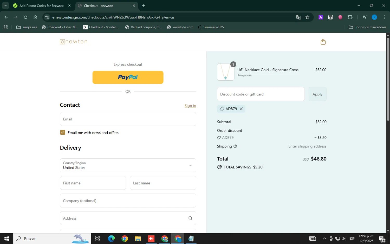 Enewton Design Promo Codes (12 Verified) - 25% Off Sep 2025