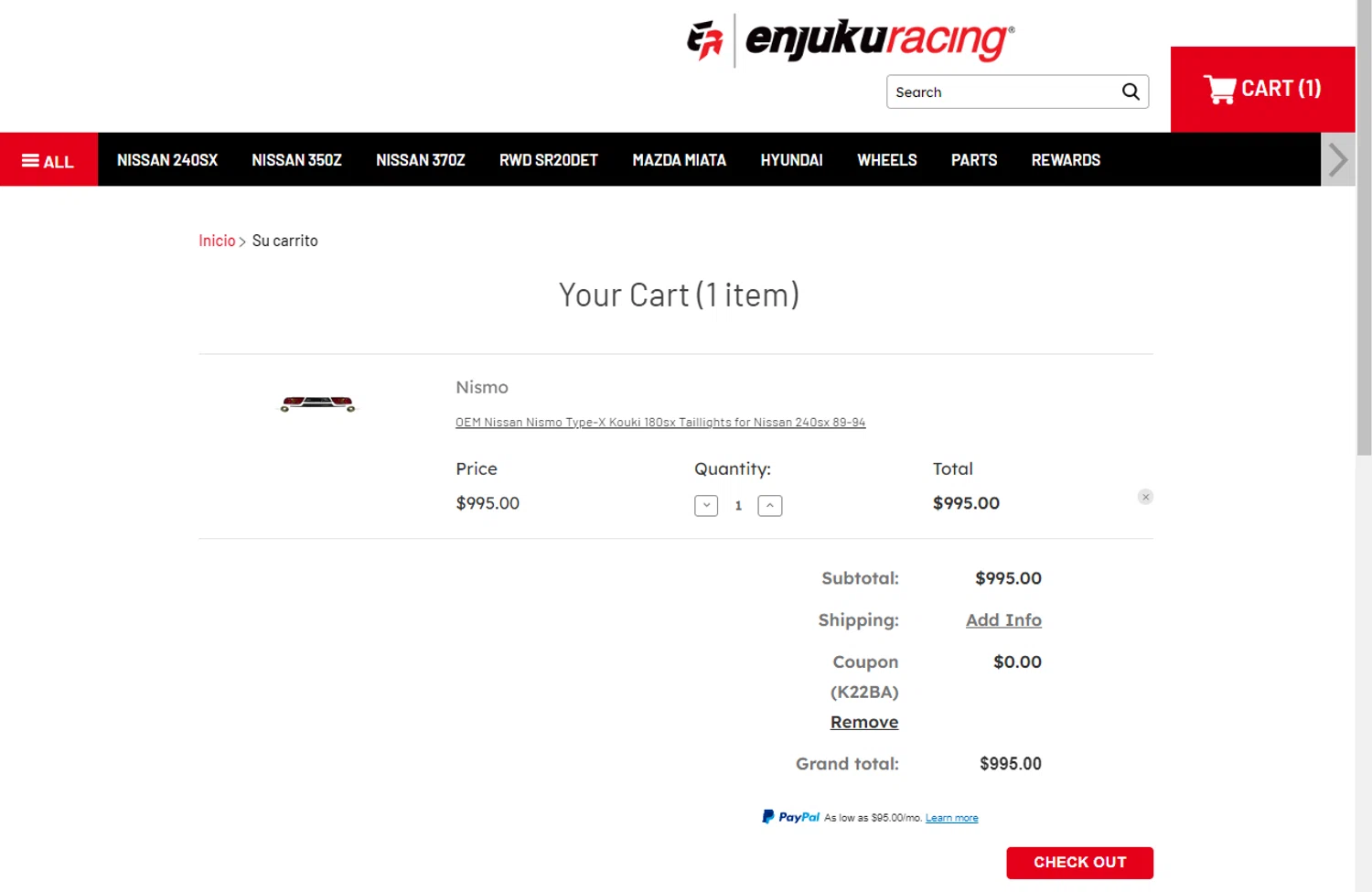 Enjuku Racing Coupons - up to 20% Off | October 2024
