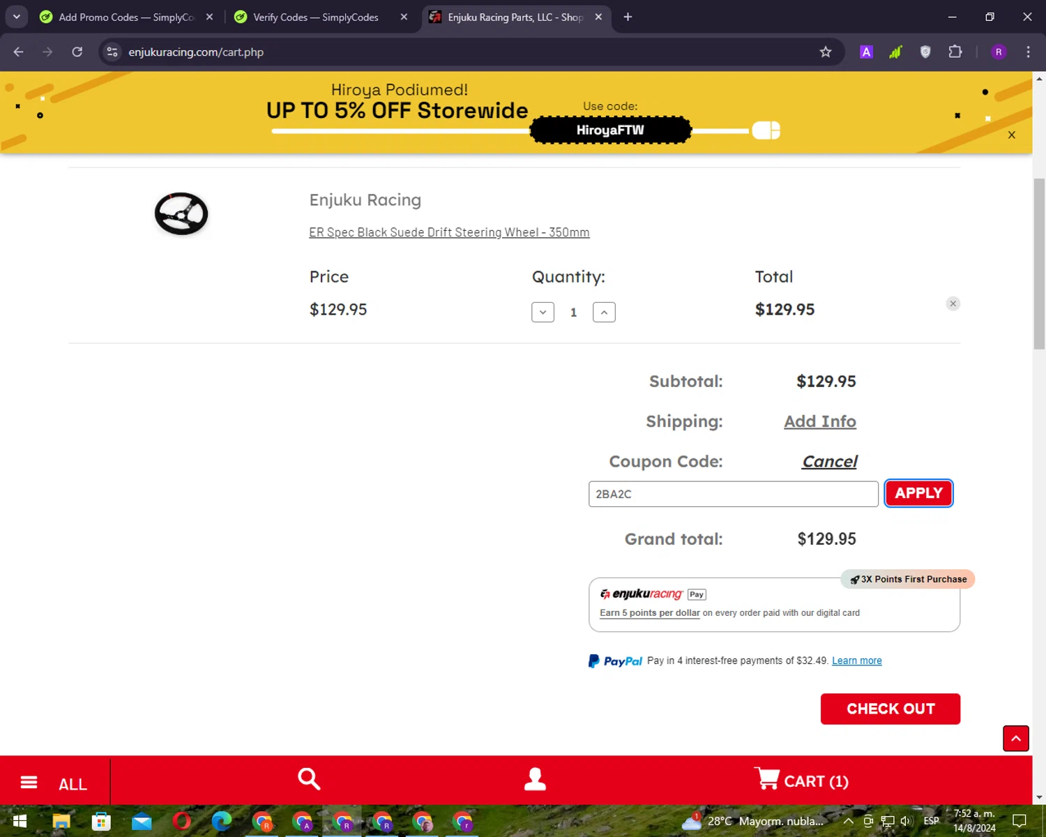 Enjuku Racing Coupons - up to 20% Off | October 2024