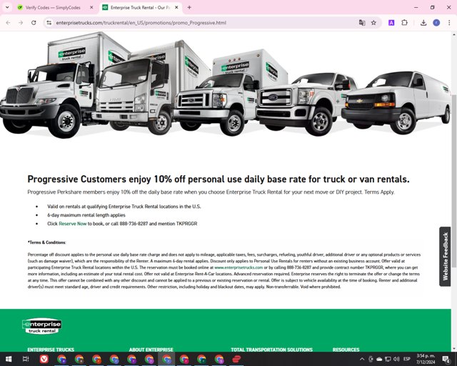Enterprise Truck Rental Promo Code (1 Verified) - 10% Off Mar 2025