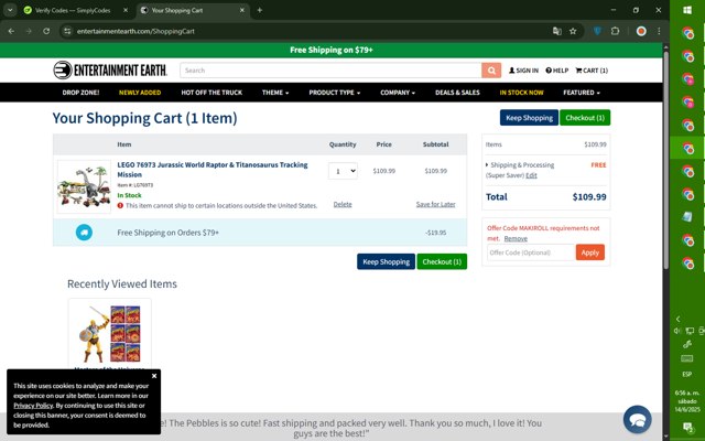 Entertainment Earth Promo Codes - 10% Off Jul 2025