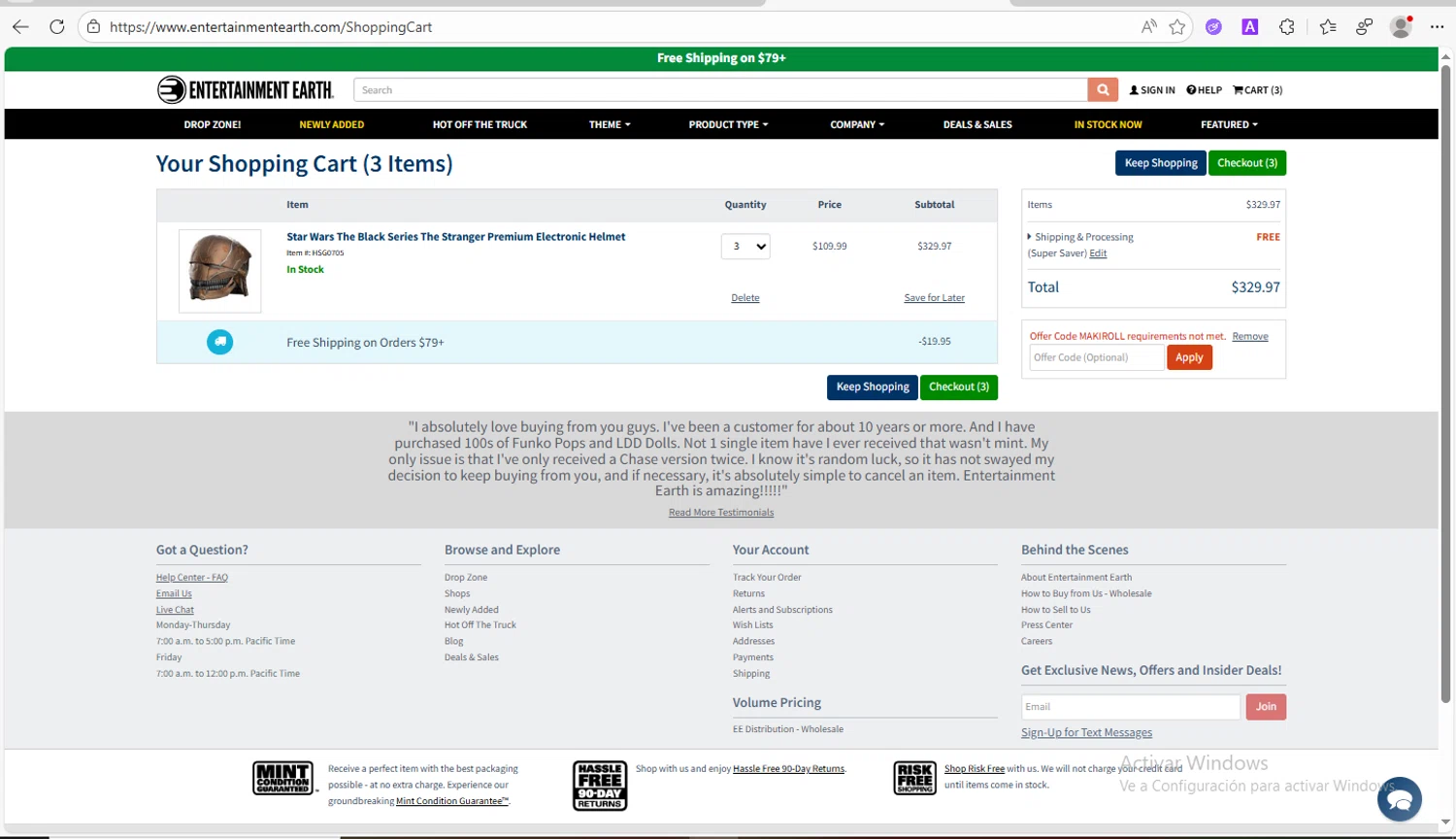 Entertainment Earth Promo Code - 10% Off Jan 2026