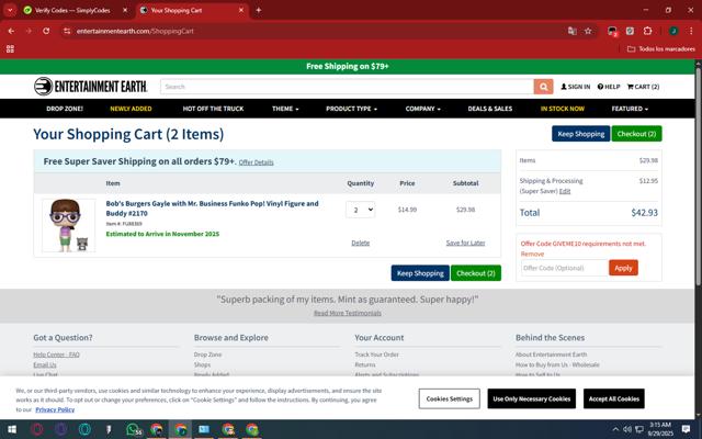 Entertainment Earth Promo Codes - 10% Off Oct 2025