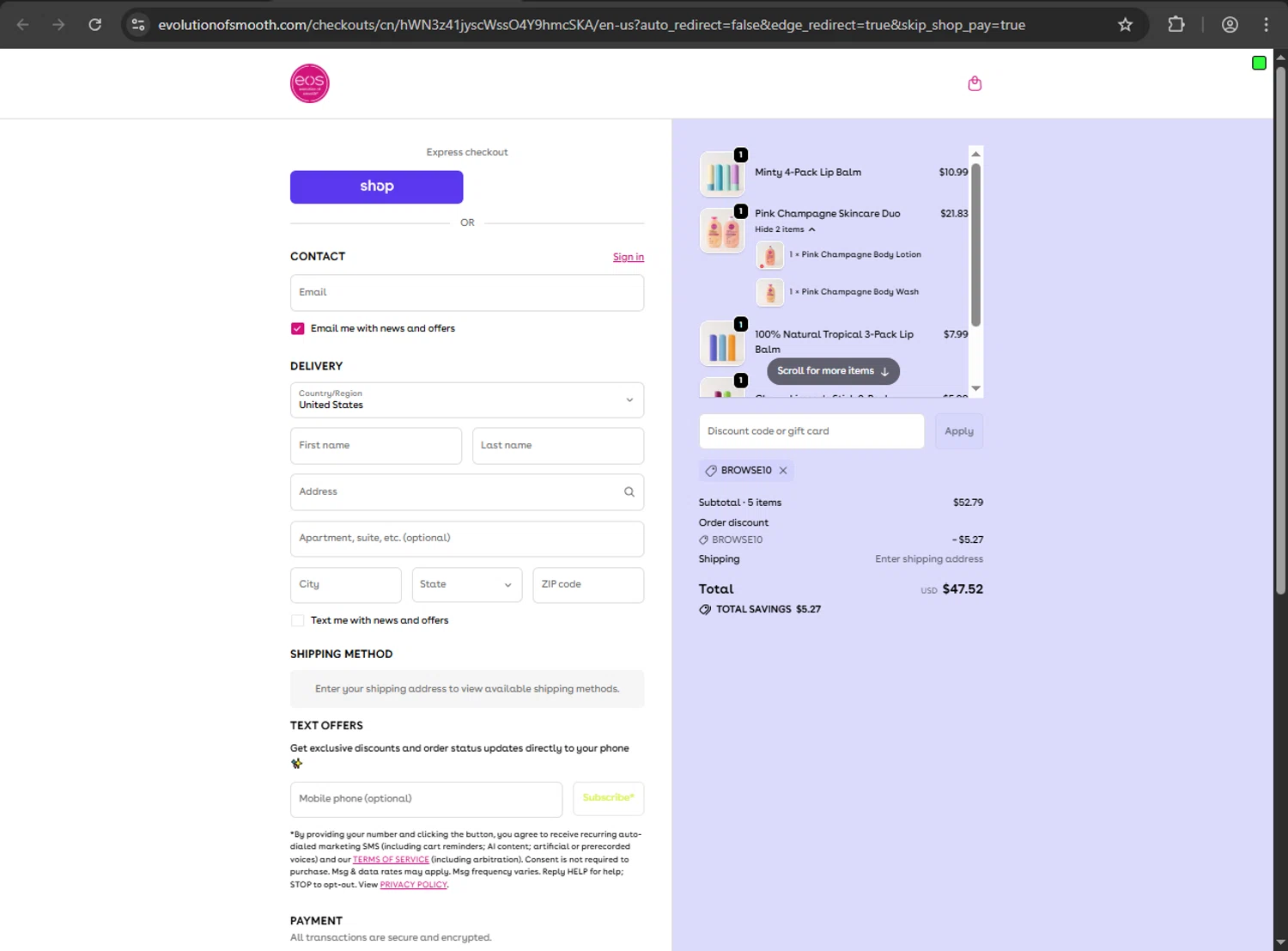 EOS Promo Codes - 10% Off Sitewide (4 Verified) Dec 2025