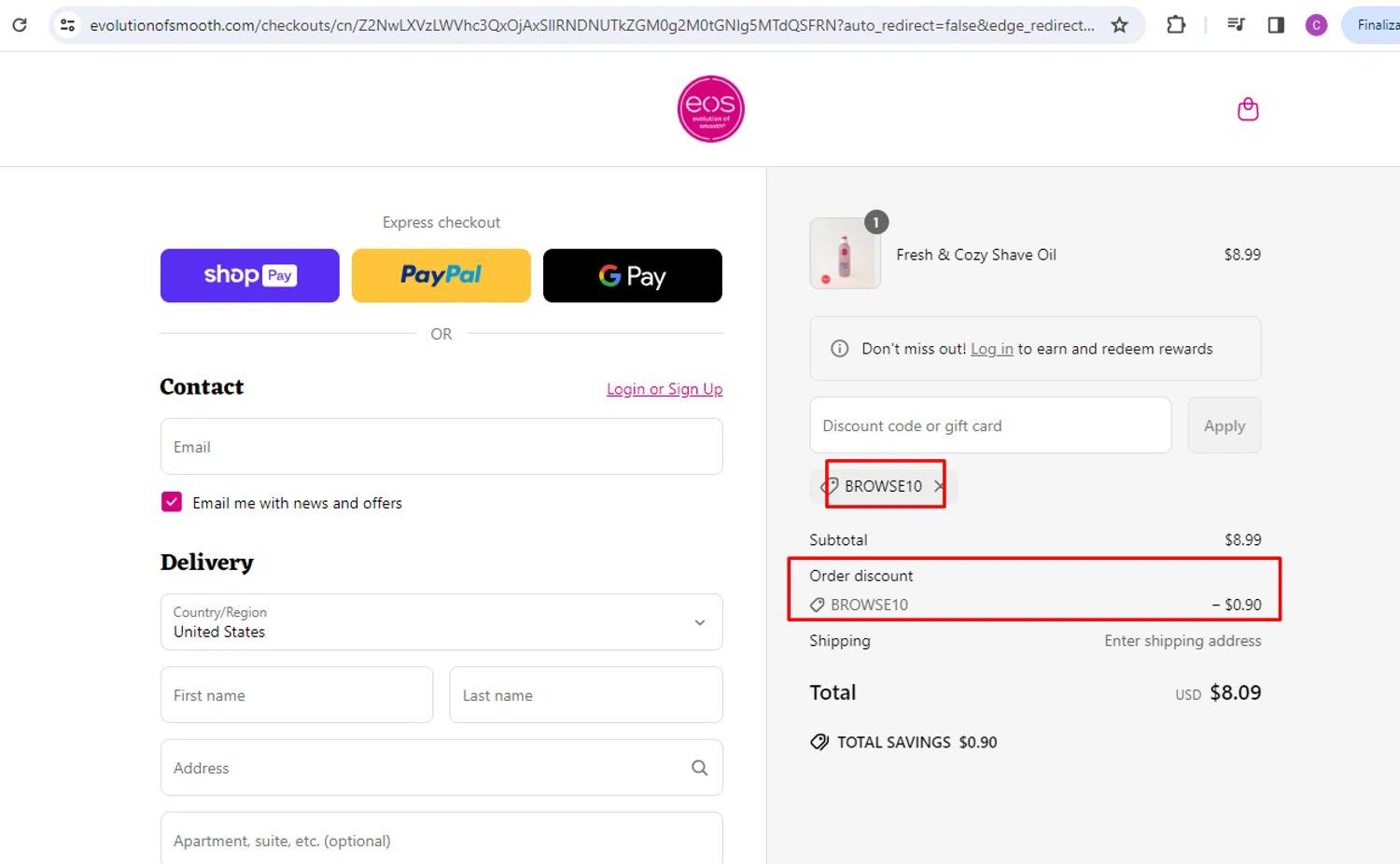 EOS Discount Codes - 15% Off (3 Verified) Sep 2025