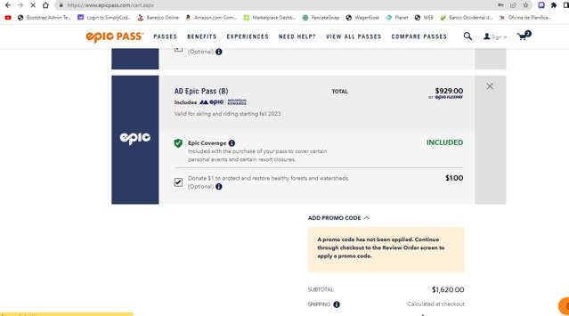 Epic Pass Promo Codes (1 Verified) - 20% Off w/Code Aug 2025