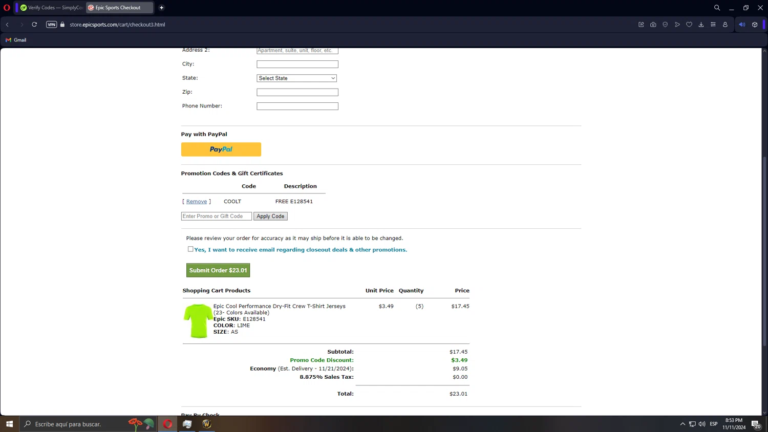 Epic Sports Promo Codes - $10 Off | January 2025