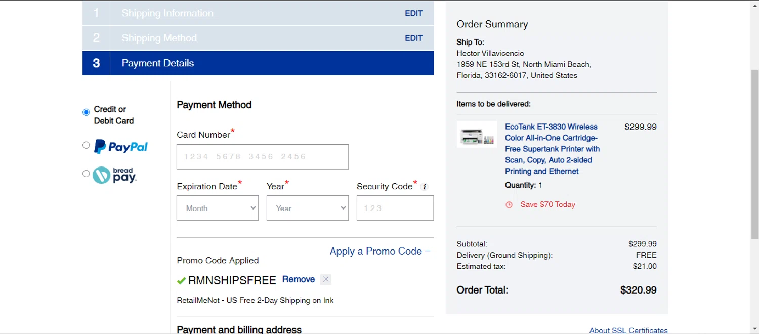 Epson Coupon Codes - $10 Off | November 2024
