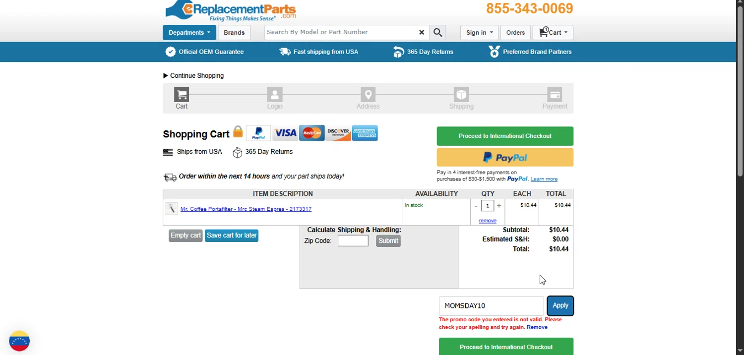 eReplacementParts.com Promo Codes - 15% Off Aug 2025