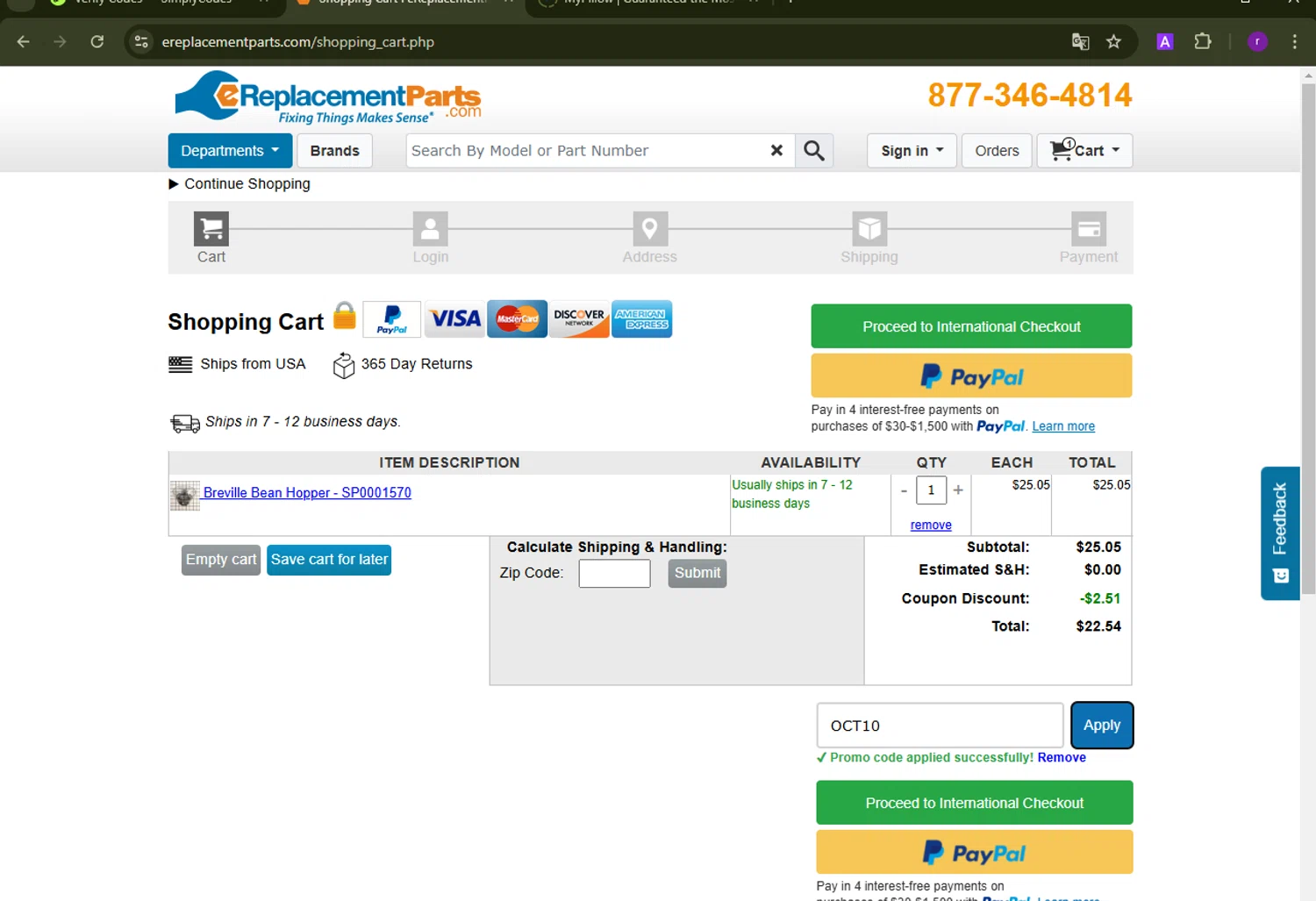 eReplacementParts.com Promo Codes - 10% Off | January 2025