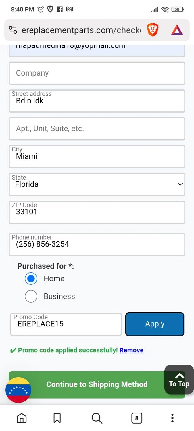 eReplacementParts.com Promo Codes - 15% Off Coupons Aug 2025