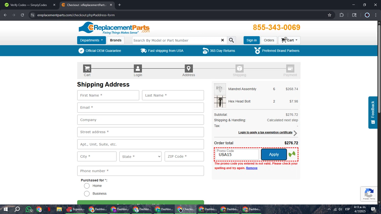 eReplacementParts.com Promo Codes - 15% Off Sep 2025