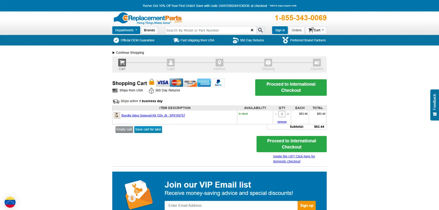 eReplacementParts.com Promo Codes - 15% Off Sep 2025