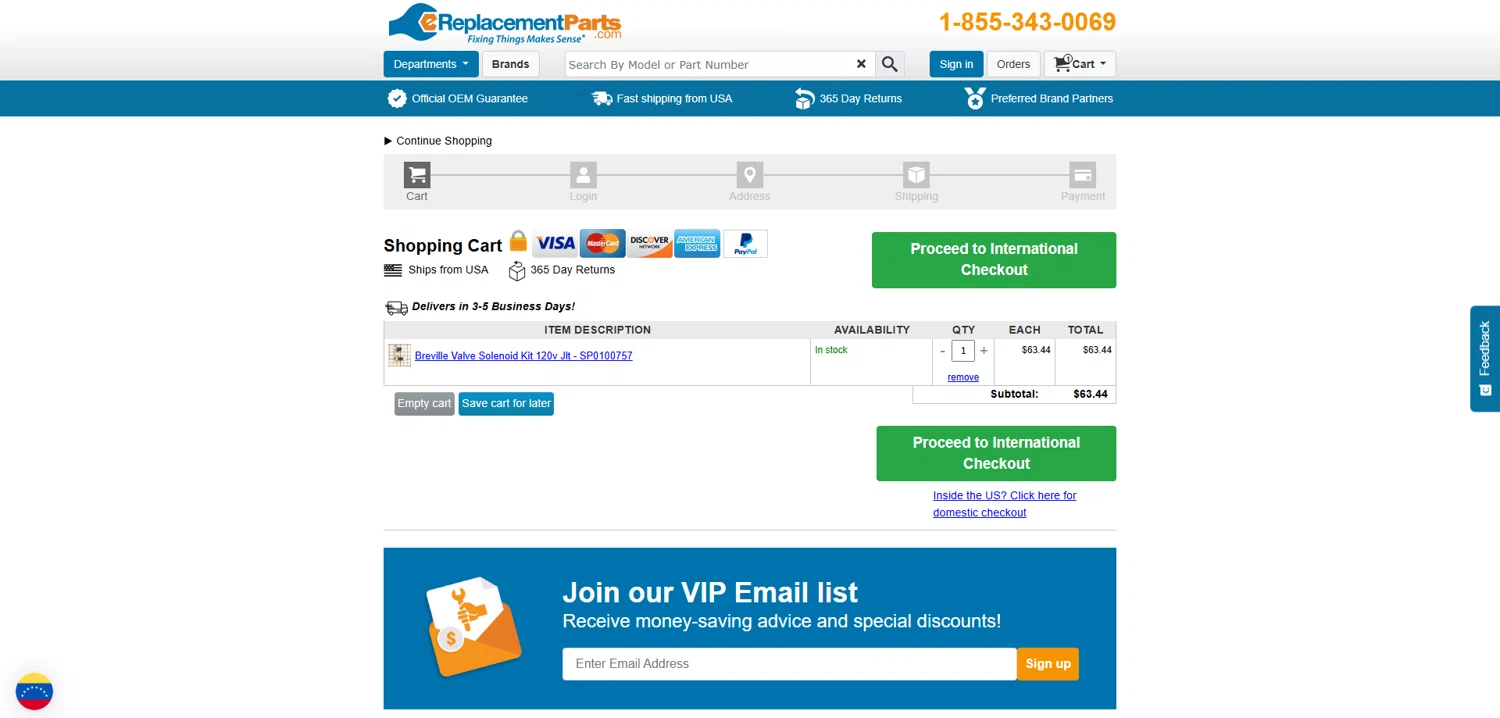 eReplacementParts.com Promo Codes - 15% Off Coupons Oct 2025