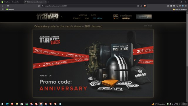 Escape from Tarkov Promo Codes - 20% Off Coupons Sep 2025