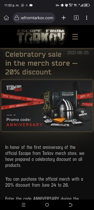 Escape from Tarkov Promo Codes - 20% Off Coupons Mar 2025