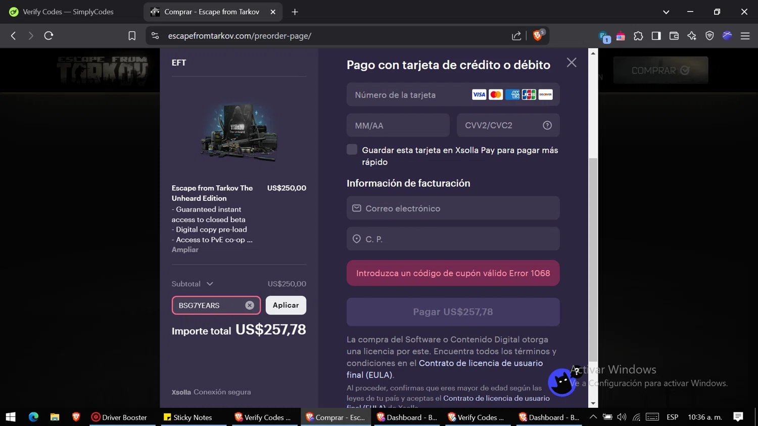 Escape from Tarkov Promo Codes - 20% Off Coupons Sep 2025