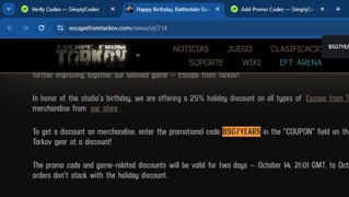 Escape from Tarkov Promo Codes - 25% Off Coupons Jun 2025