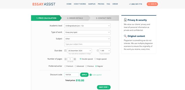 EssayPro.com Promo Codes (4 Verified) - 10% Off Mar 2025