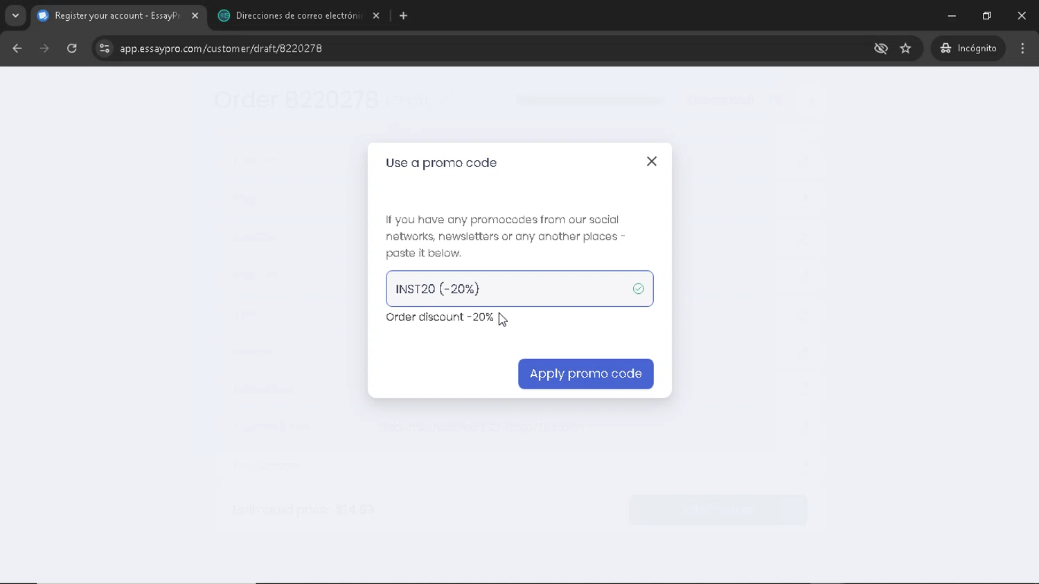 EssayPro.com Promo Codes - 20% Off | November 2024