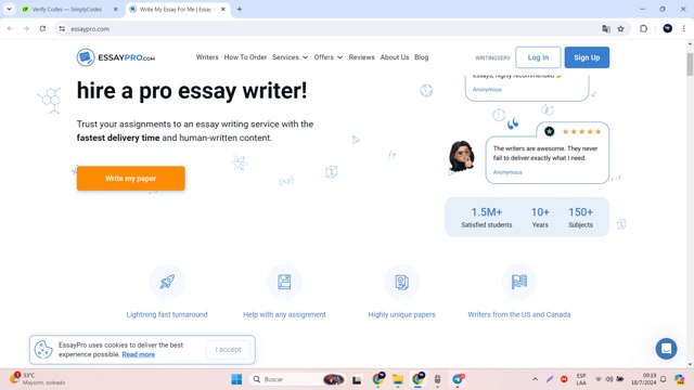 EssayPro.com Promo Codes - 10% Off | October 2024