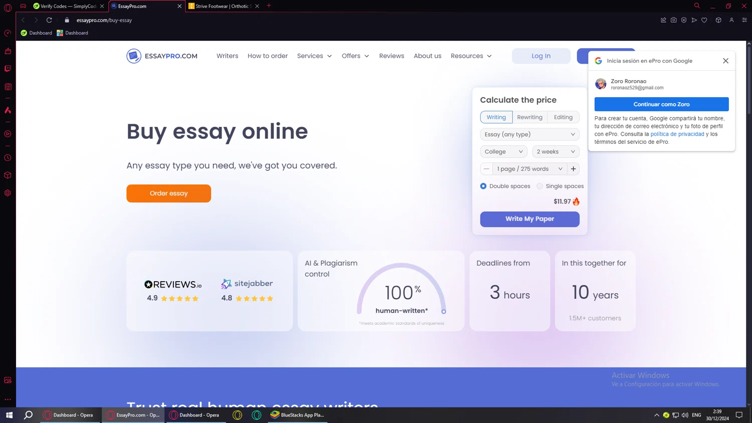 EssayPro.com Promo Codes - 10% Off | January 2025