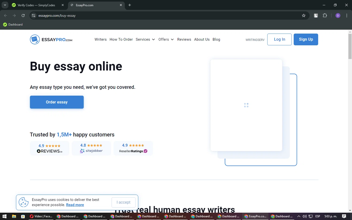 EssayPro.com Promo Codes - 20% Off | November 2024