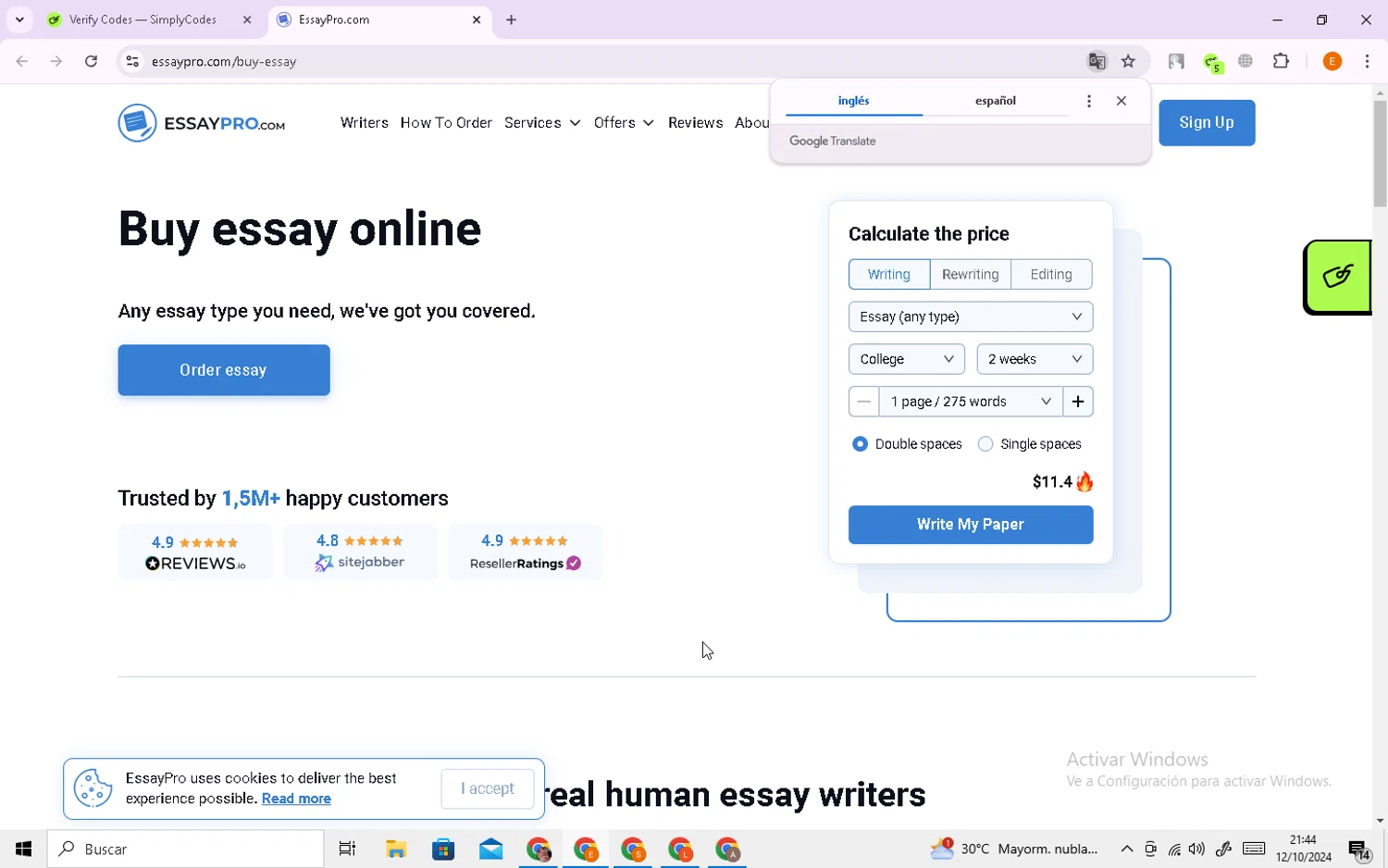 EssayPro.com Promo Codes & Cyber Monday 2024 Deals - 20% Off