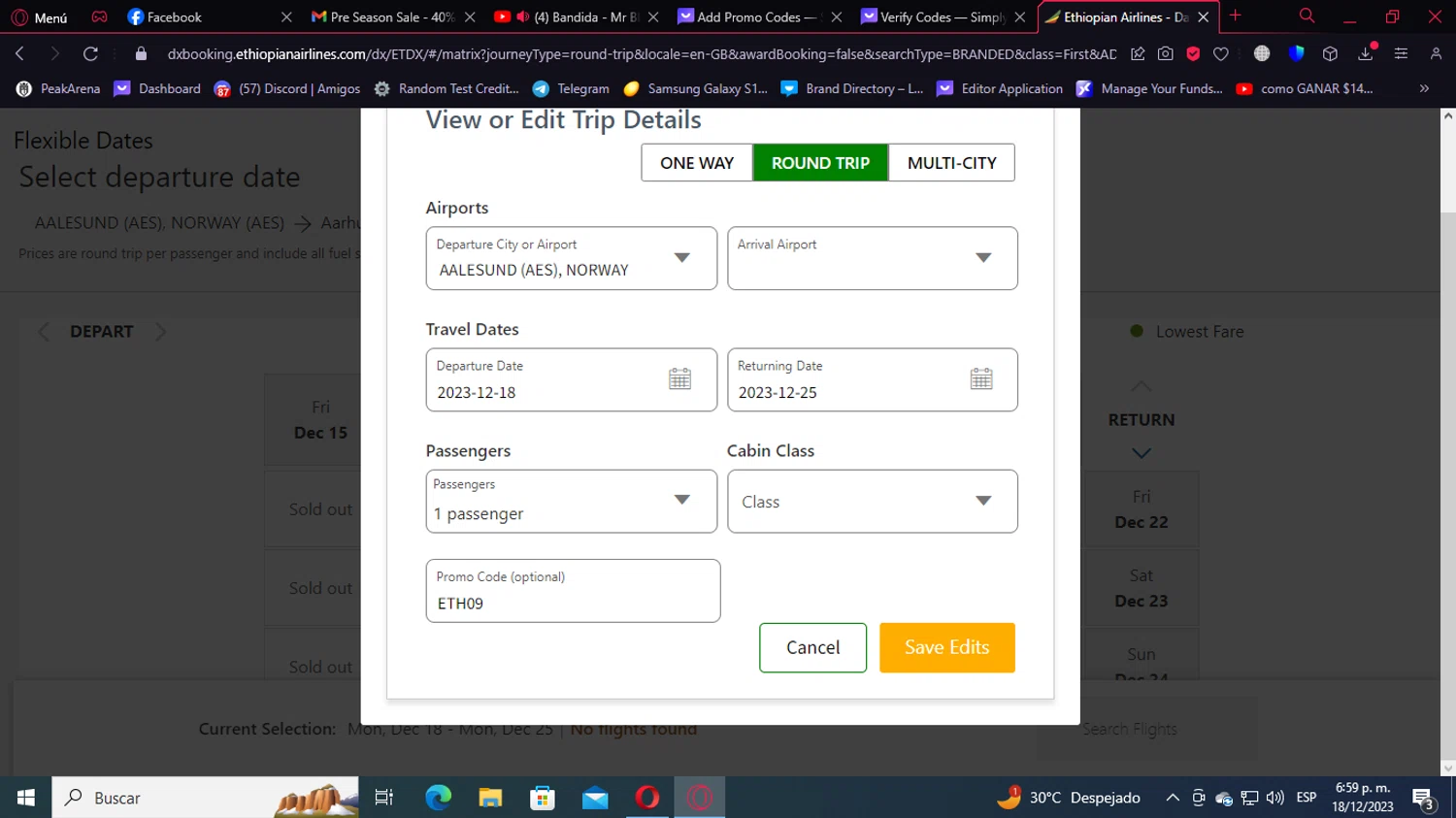 Ethiopian Airlines Promo Codes - 15% Off | January 2025