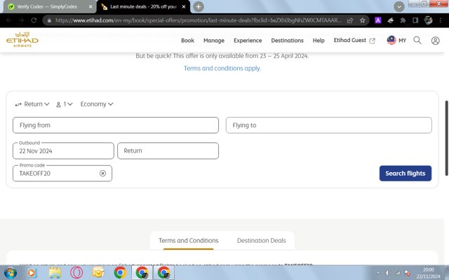 Etihad Airways Promo Codes - 5% Off Coupons Sep 2025