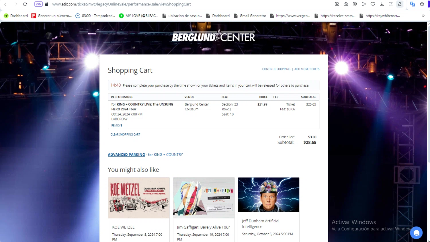 Etix Promo Codes & Black Friday 2024 Deals - 20% Off