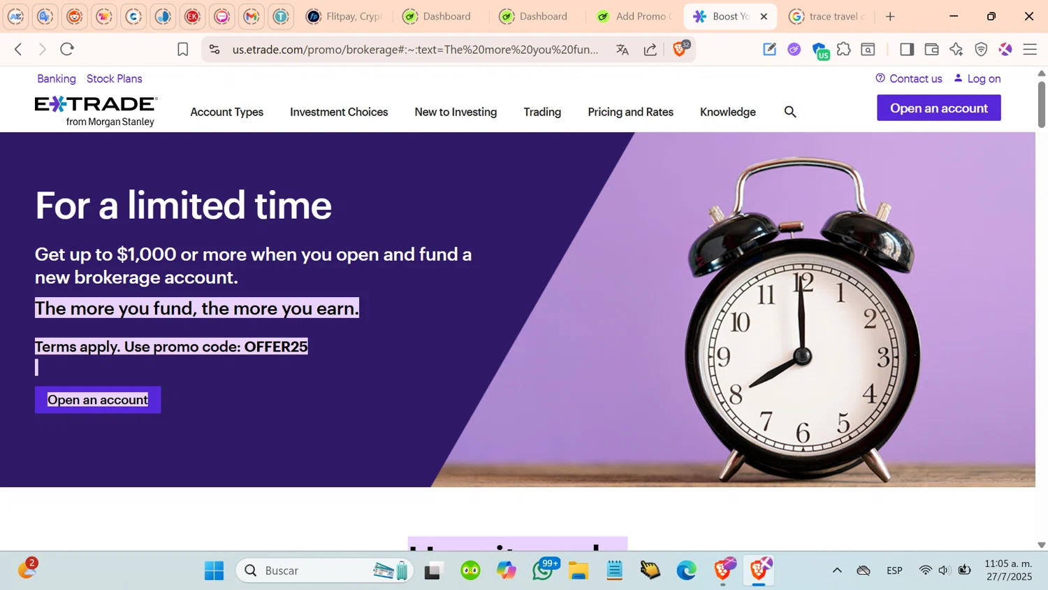 E*TRADE Promo Codes - $750 Off (4 Verified) Dec 2025