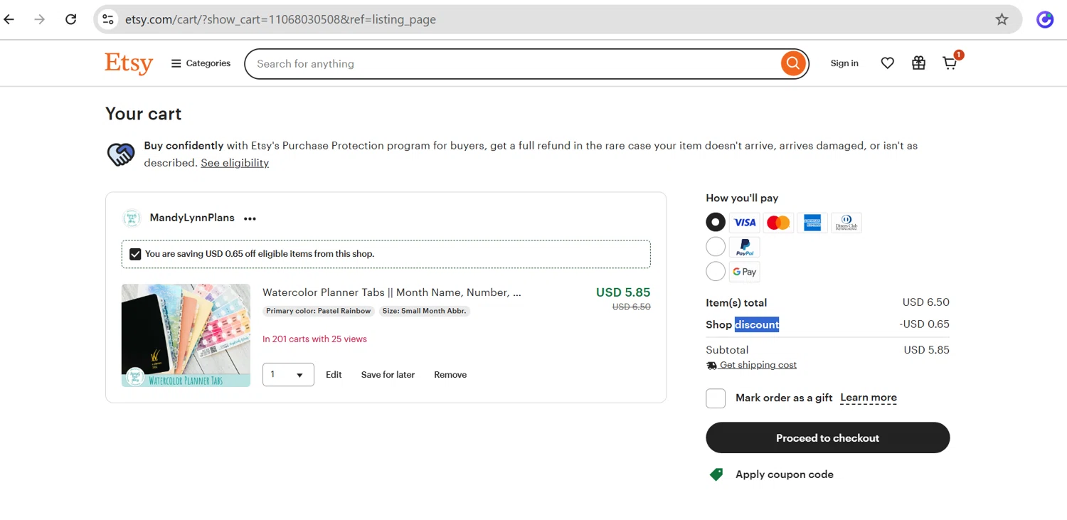 Etsy Coupon Codes - 20% Off | January 2025