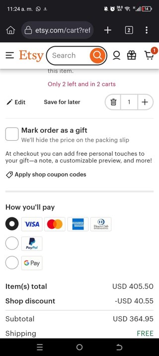 Etsy Coupon Codes (28 Verified) - 20% Off w/ Code Jan 2025